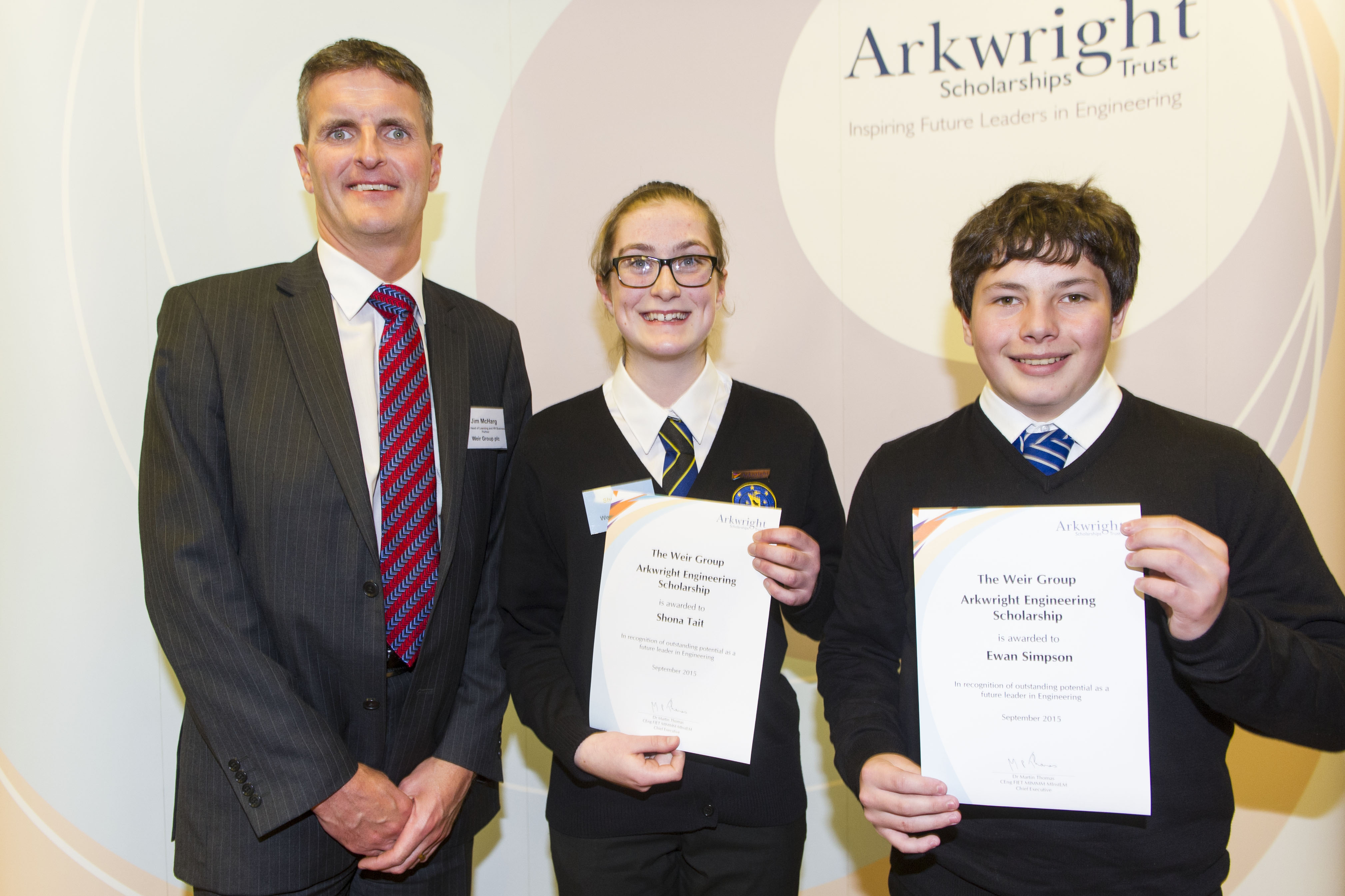Shona Successful In Arkwright Scholarship Awards