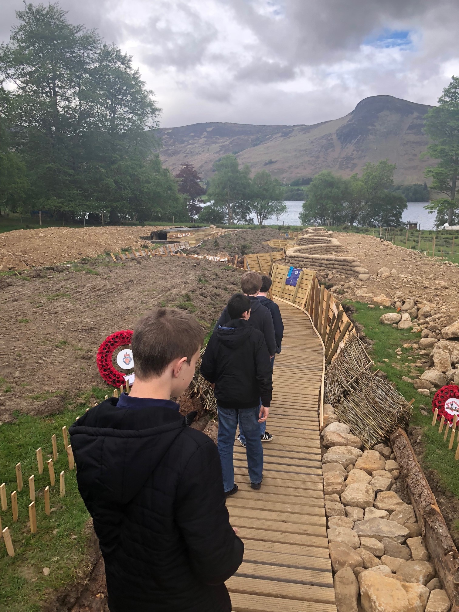 WW1 Trenches Recreated In Ullapool: WHS Pupils Visit